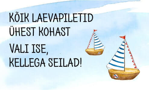 Laevapiletid.ee - kõik laevapiletid ühest kohast!